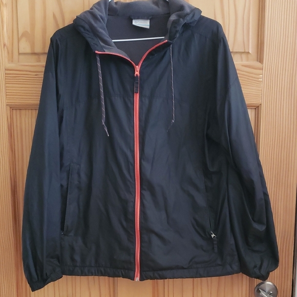Columbia | Jackets & Coats | Columbia Black Utility Jacket With Red ...